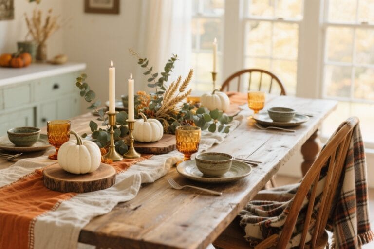 11 Rustic Fall Table Setting Ideas for a Cozy Autumn Look ...
