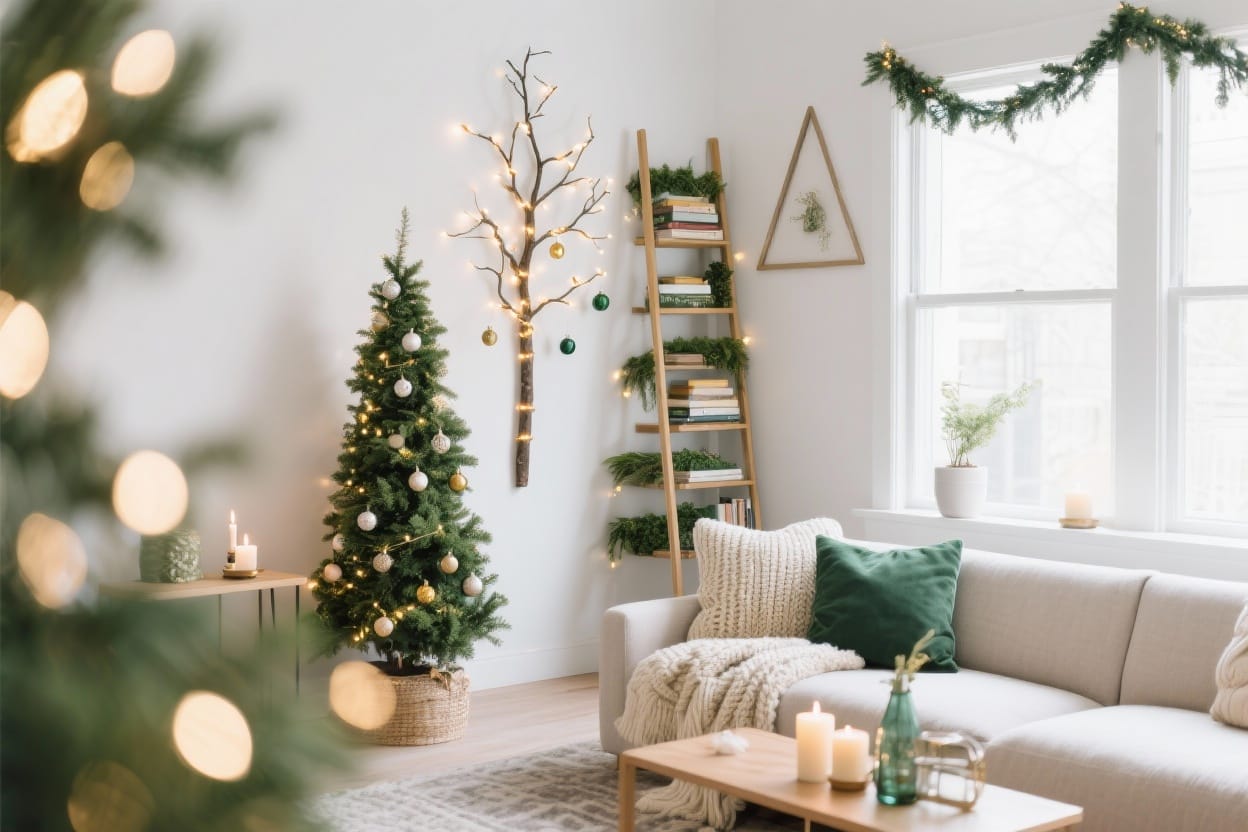 9 Space Saving Christmas Tree Ideas for a Cozy, Luxe Home ...