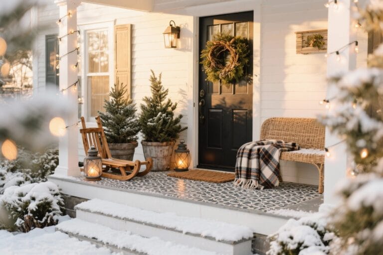 9 Winter Front Porch Ideas for a Warm and Welcoming Entry ...