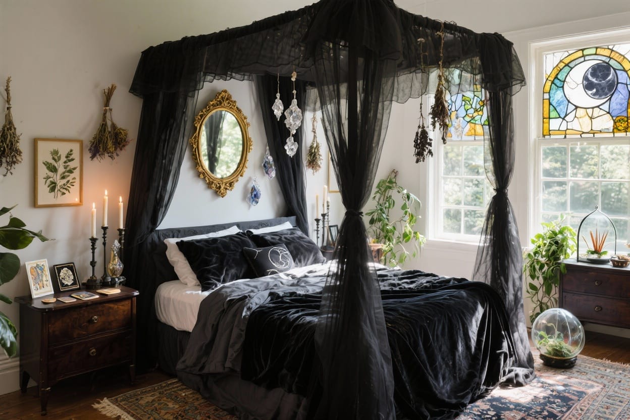 11 Witchy Bedroom Decor Ideas for a Moody Magical Retreat ...