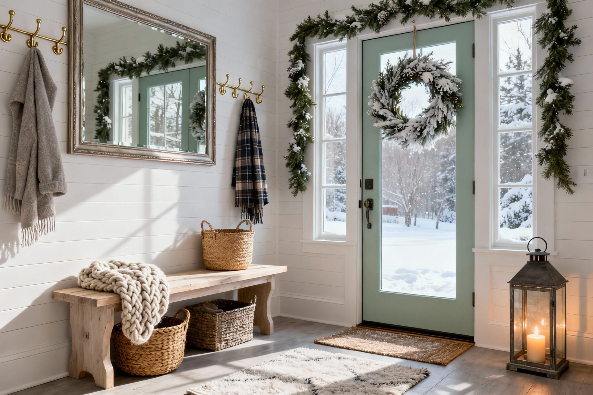 13 Winter Entryway Decor Ideas for a Warm and Welcoming Home ...