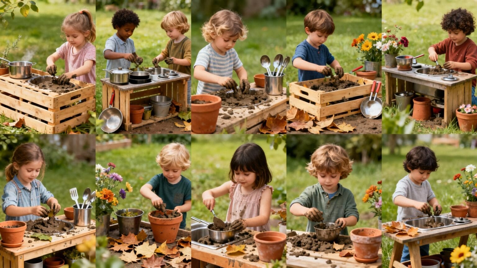 19 Mud Kitchen Ideas for Kids: Outdoor Play Fun