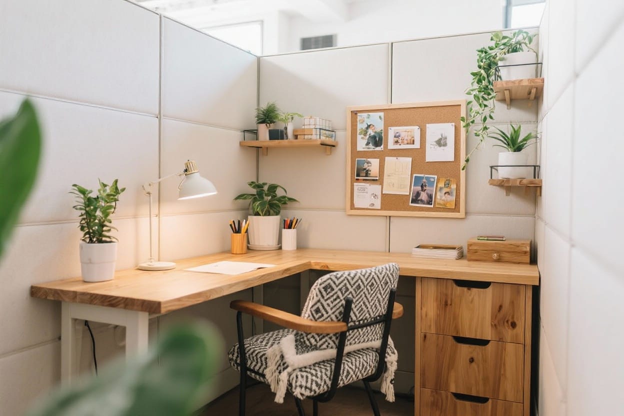 11 Small Cubicle Decor Ideas on a Budget That Feel Luxe